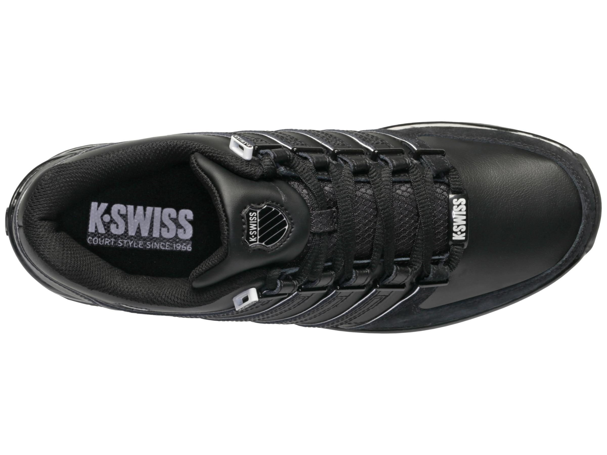 Buty sportowe męskie K-Swiss RINZLER ze skóry naturalnej czarne (01235 ...